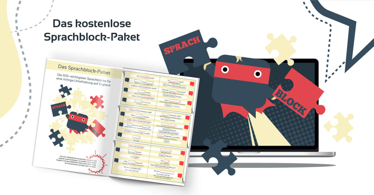 Englische Sprachblöcke - Lerne Englisch Block für Block